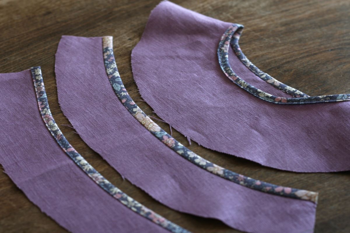 How to sew bias binding on clothing - Shoebox On A Hill