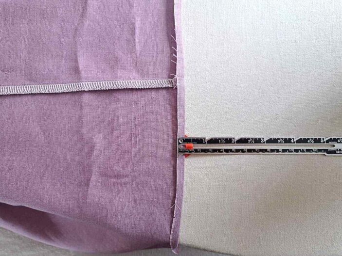 How to Hem a Straight Edge - Beginner Sewing Tutorial - Shoebox On A Hill